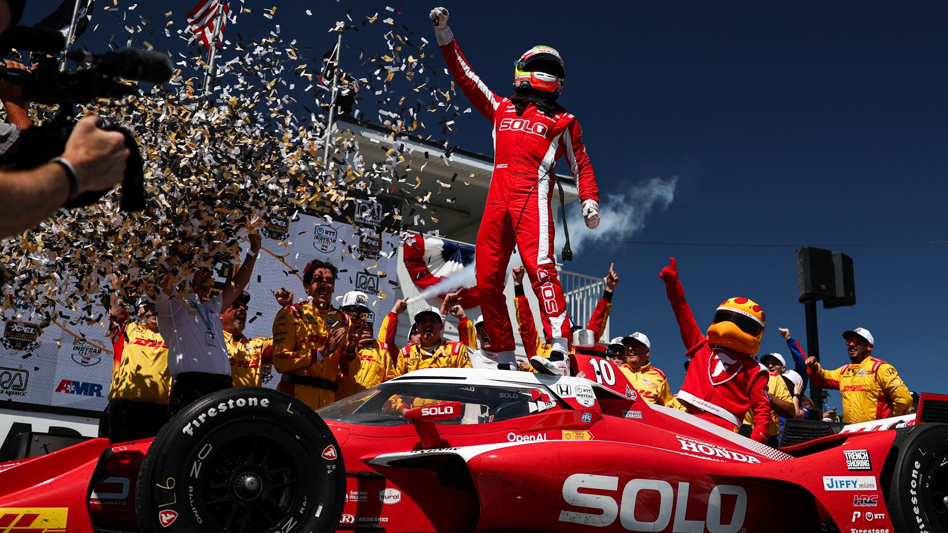 Alex Palou wins 6th IndyCar race of 2025 at Road America | wthr.com