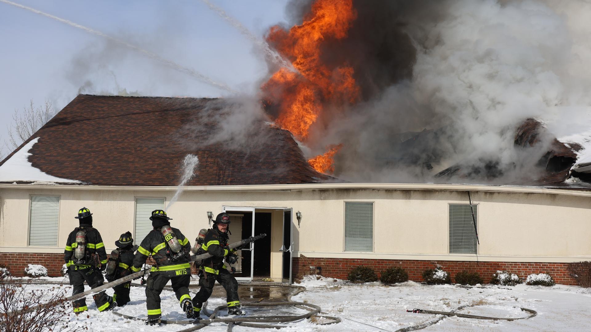 East Indianapolis church heavily damaged by fire | wthr.com