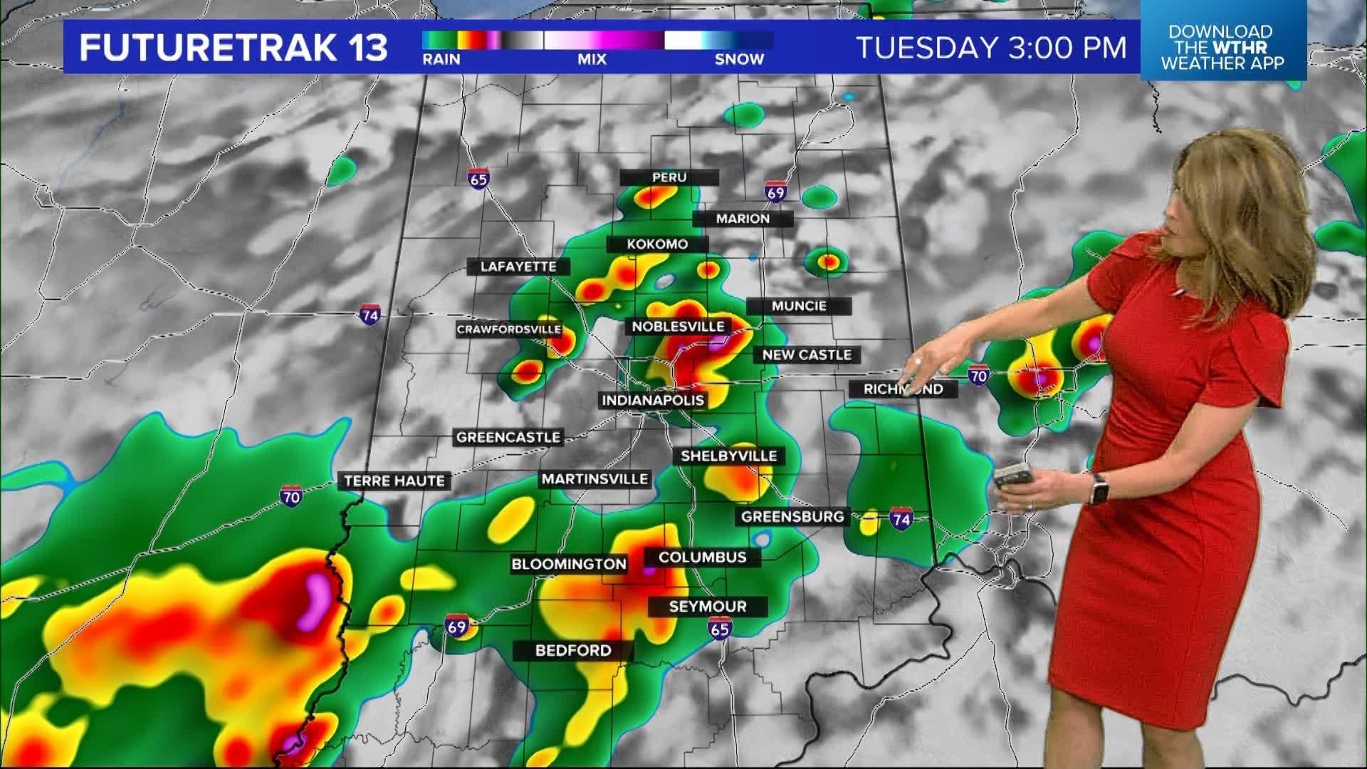 Angela Buchman shares latest on Weather Impact Alert for Tuesday storms ...