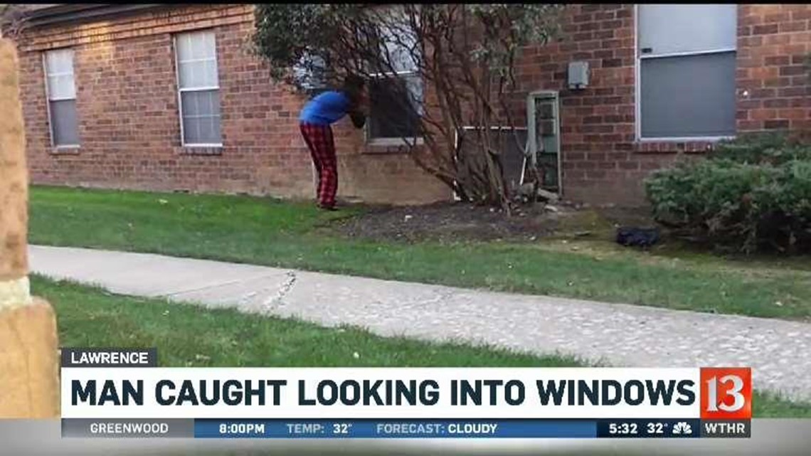 Man caught looking into windows | wthr.com