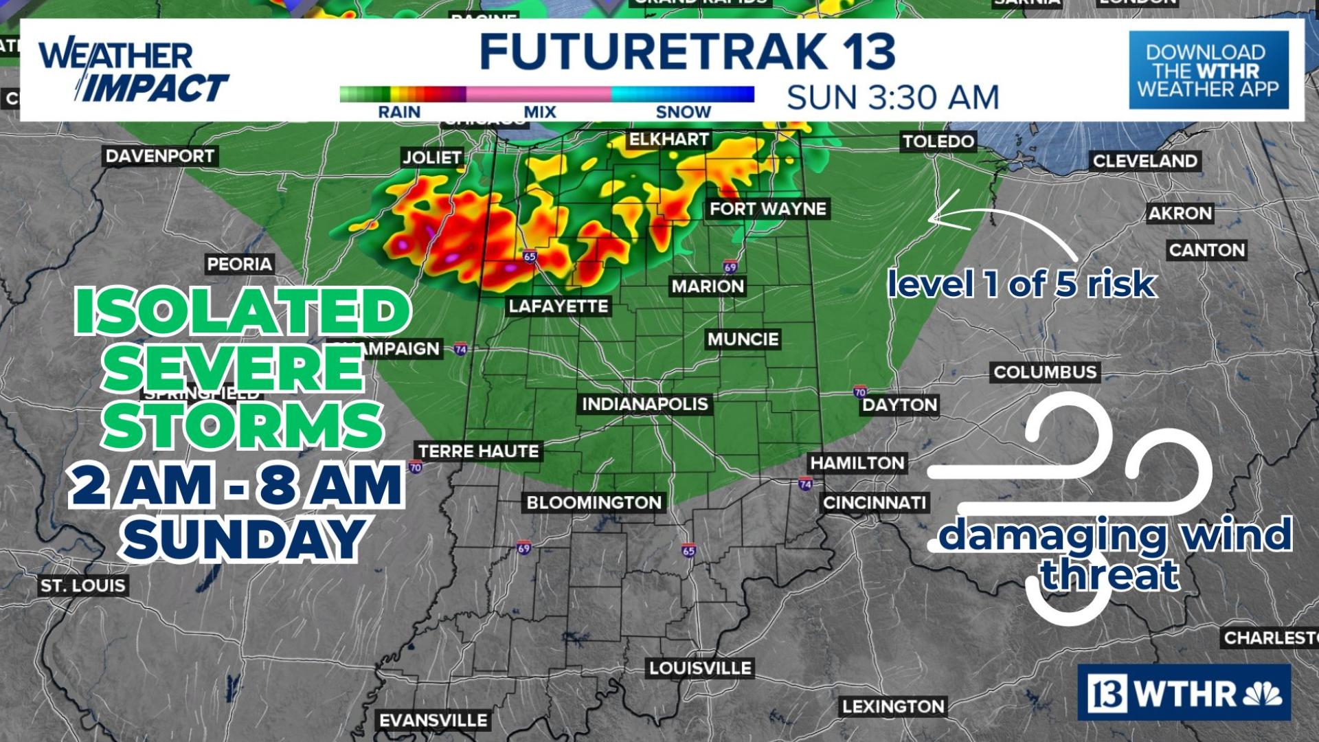 Weekend outlook: Heat, isolated severe storm risk in central Indiana | wthr.com