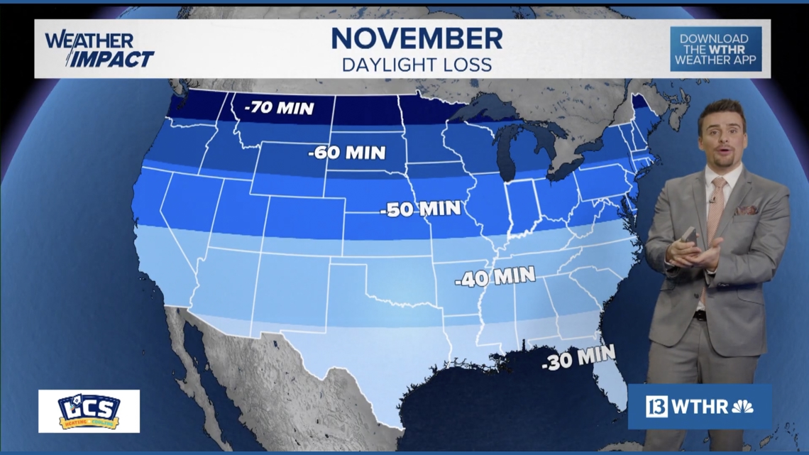 What will the weather be like this November 2025 across Indiana ...