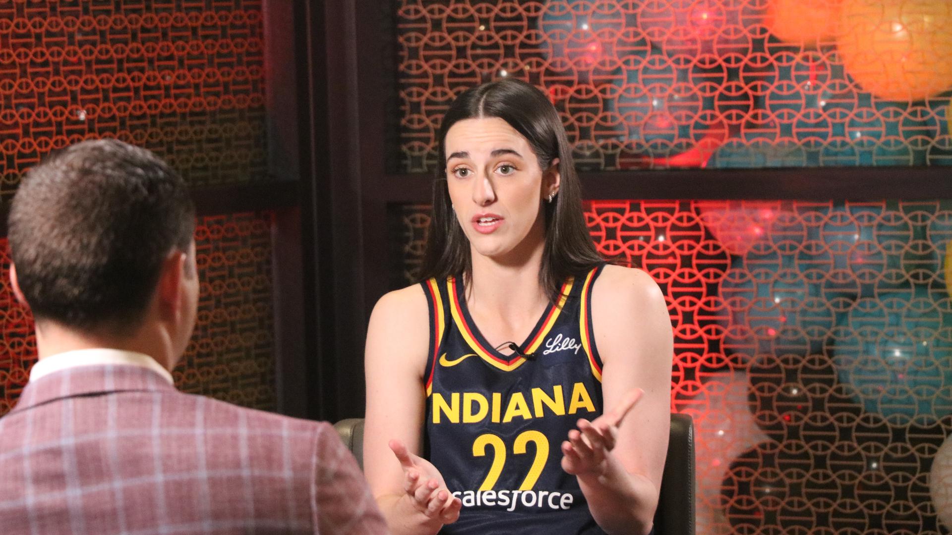 Clark, Boston and rest of Fever starting 5 talk 2025 season ...