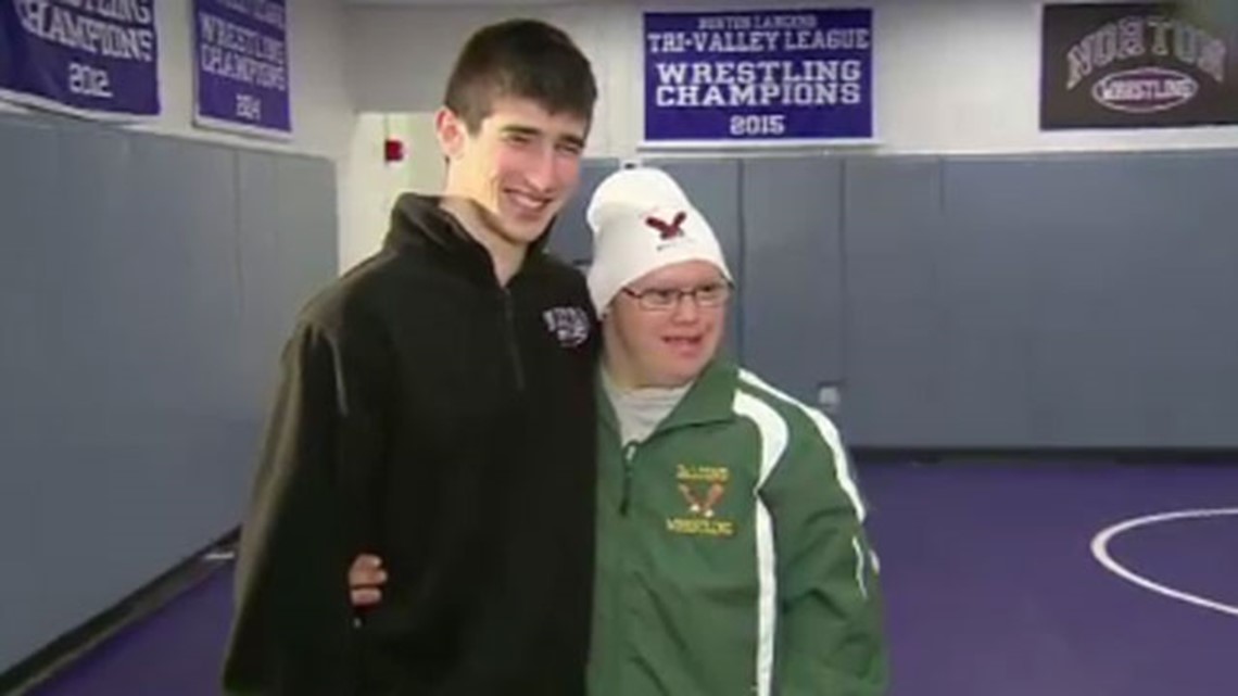 Undefeated wrestler gives rival with special needs a big win | wthr.com