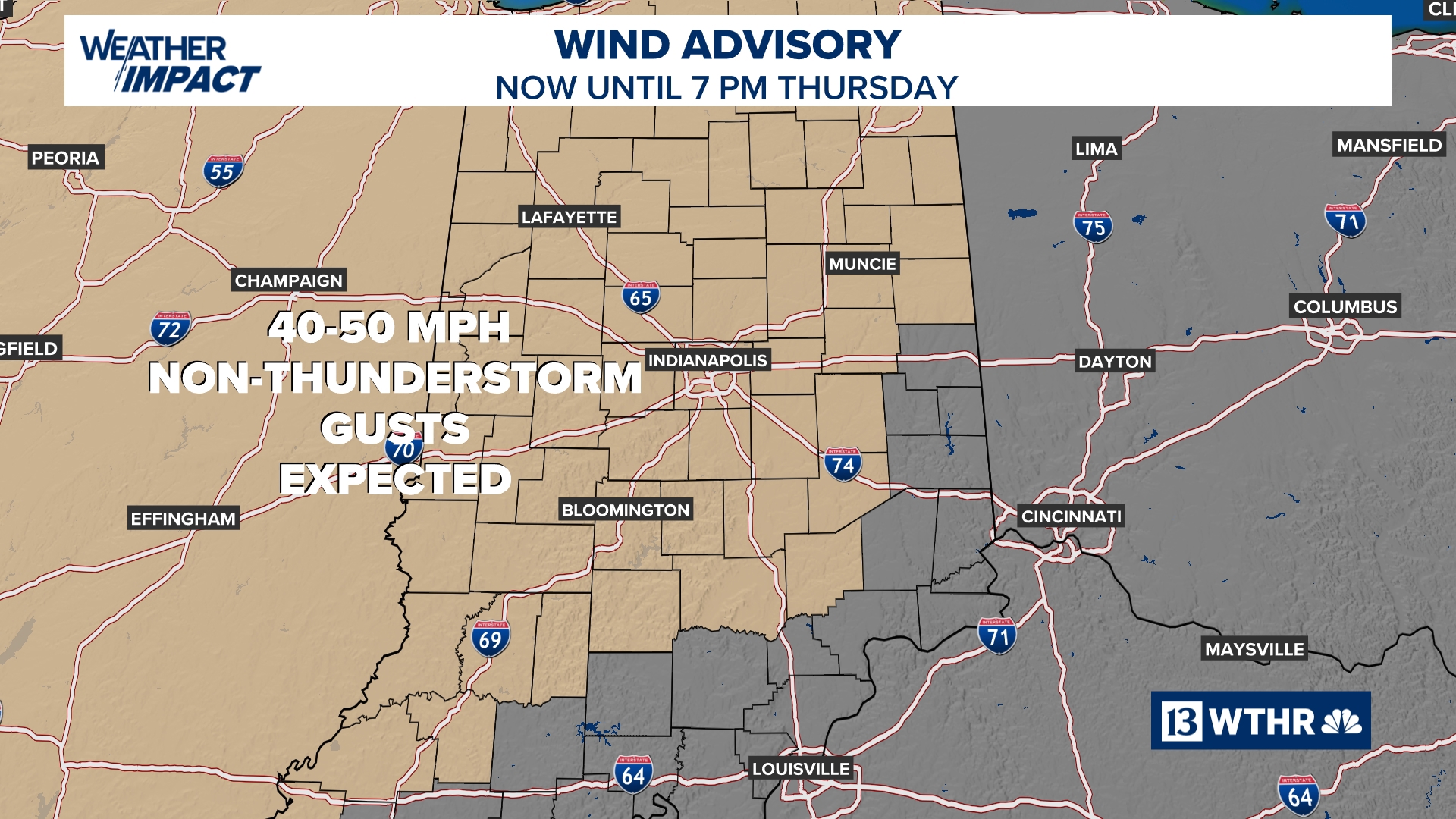 Line of gusty storms later today may become severe | 13Weather Blog ...