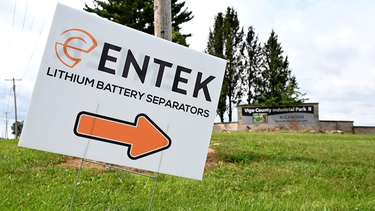 Entek breaks ground on $1.5 billion plant in Vigo County | wthr.com