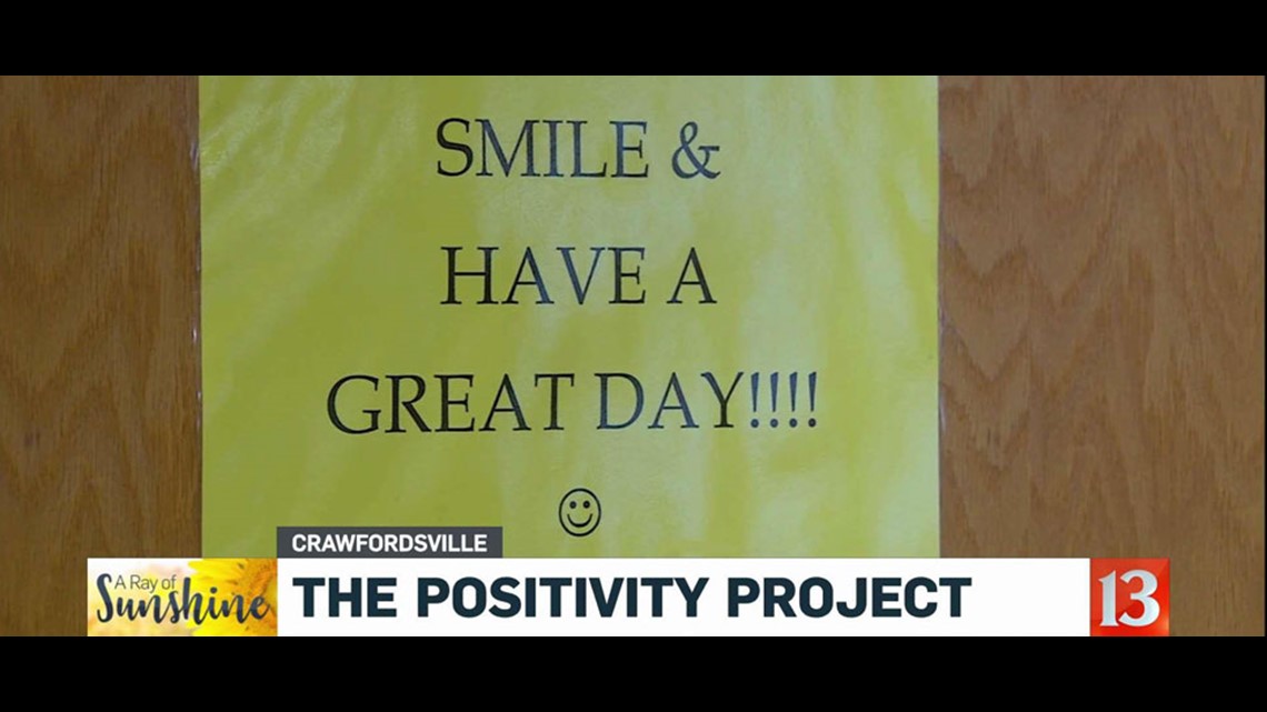 Ray of Sunshine: Students spread positive message with quotes ...