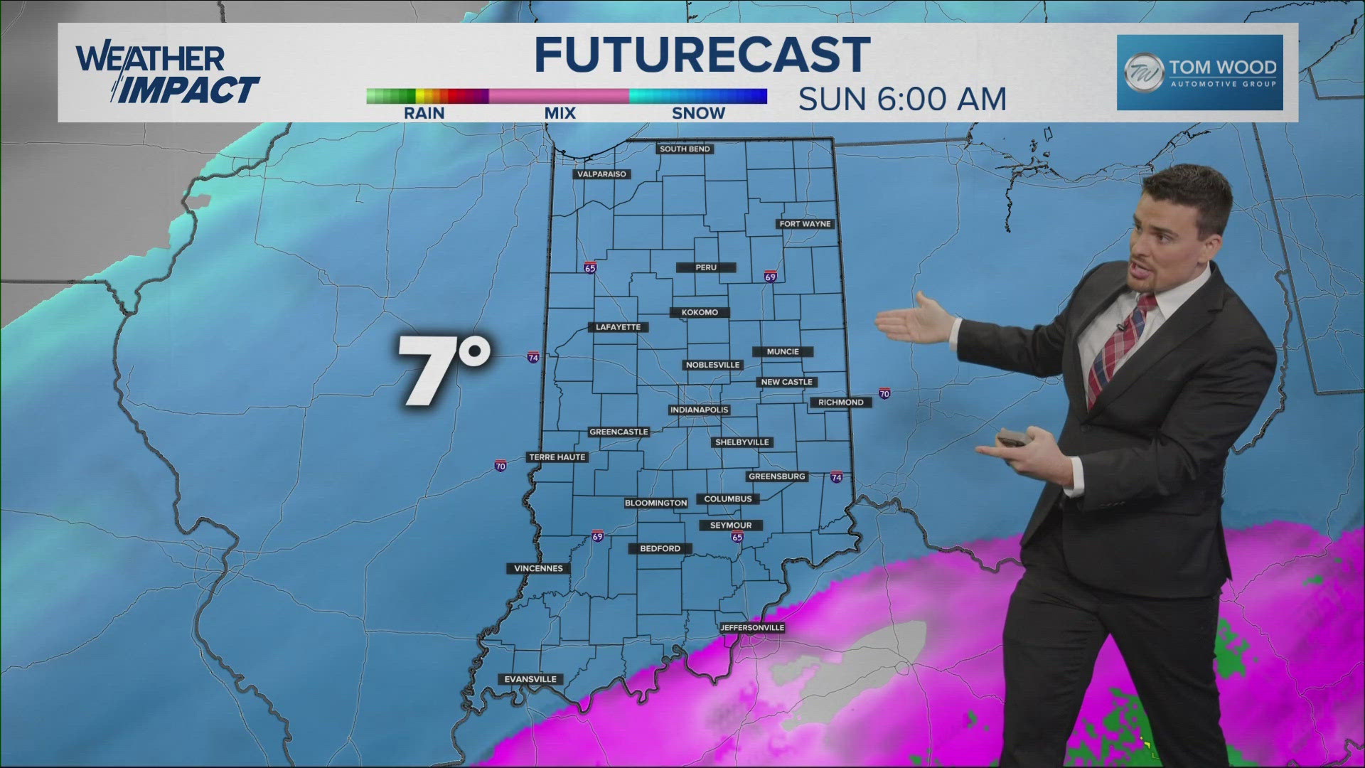 Accumulating snow arriving in Indiana Saturday | Latest timing and ...