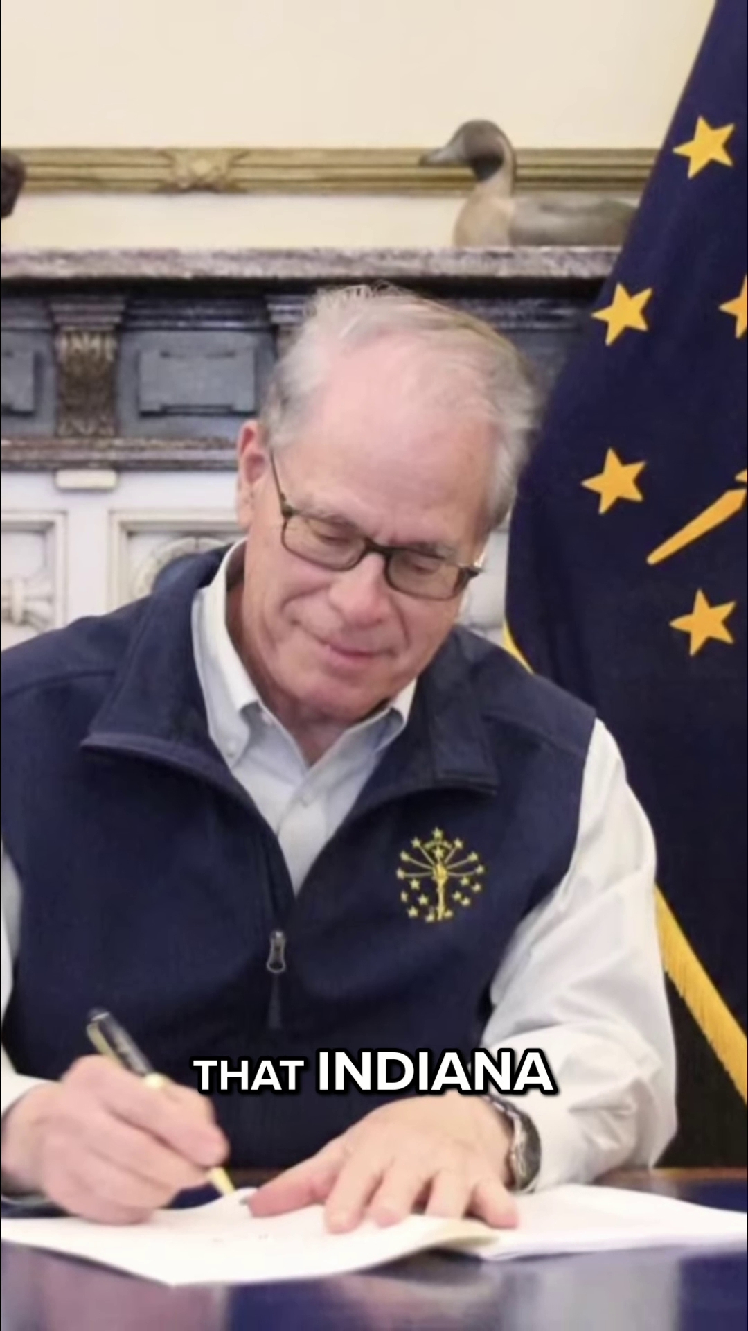 Gov. Braun signs bill that could bring Chicago Bears to Indiana | wthr.com