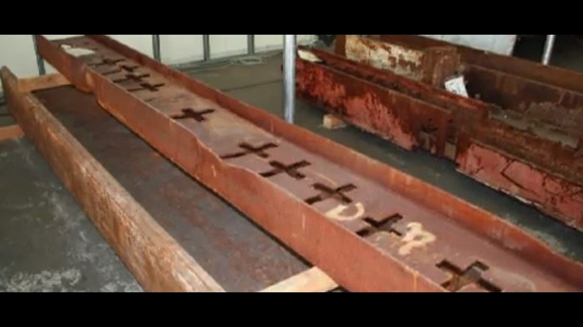 World Trade Center beam featured in Brownsburg 9/11 memorial | wthr.com