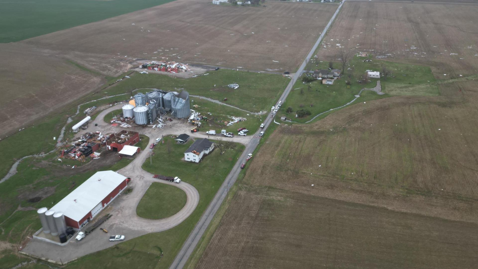 Damage came in after at least one tornado in central Indiana | wthr.com