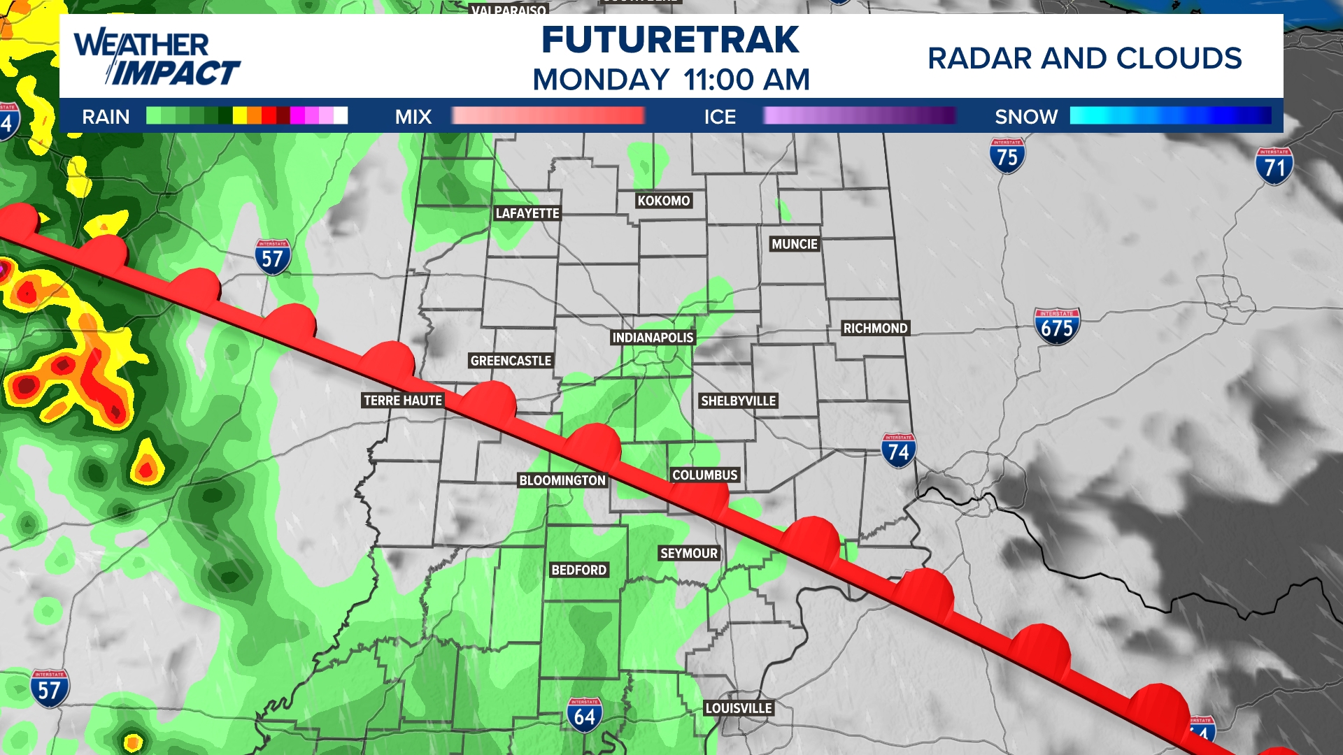 Weather Impact: Rounds of storms today | 13Weather Blog | wthr.com