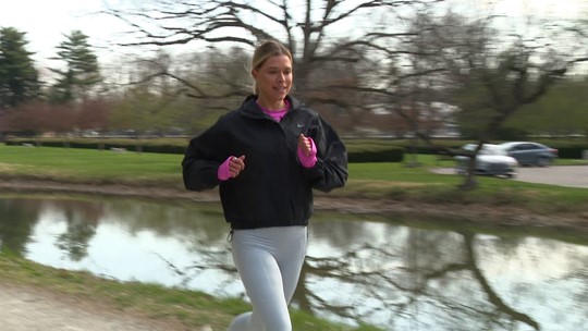 National track champ Allie Wilson trains in Indianapolis | wthr.com