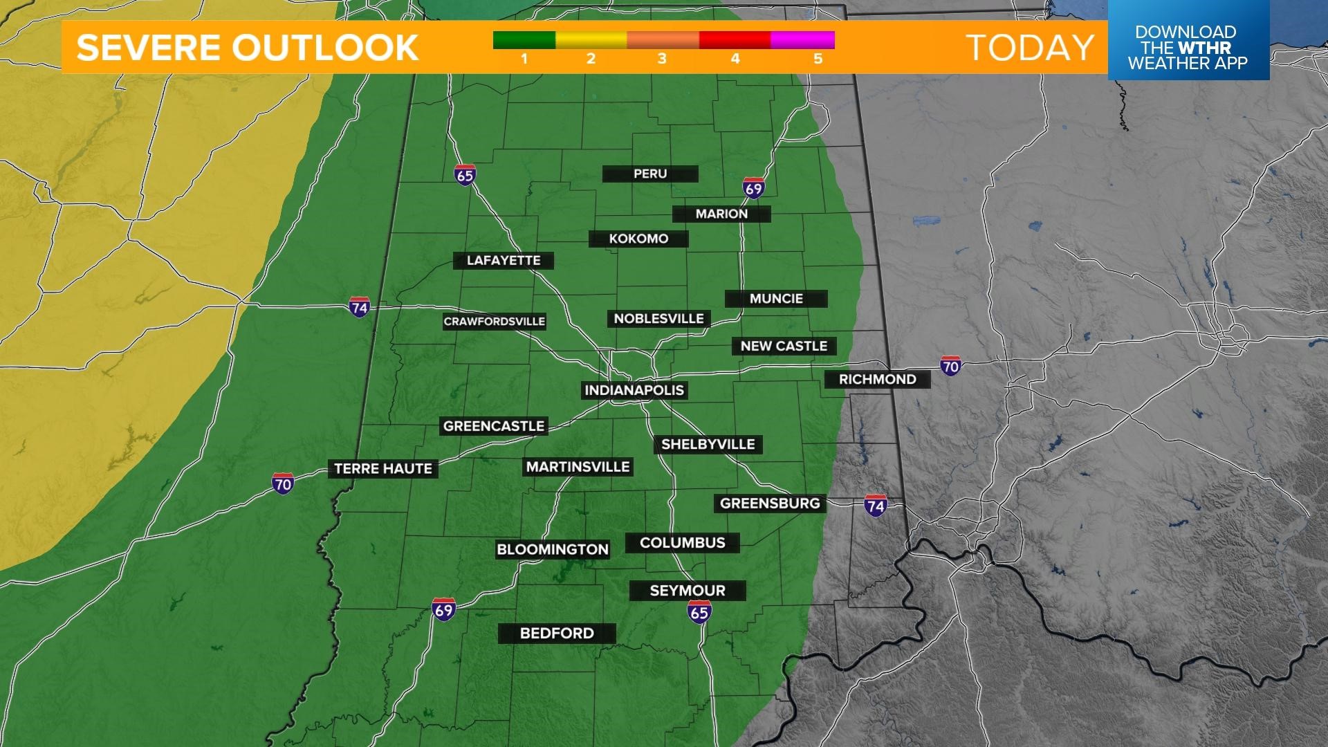 Isolated strong storms in Indiana overnight - May 6, 2023 | wthr.com