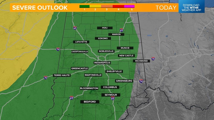 Isolated strong storms in Indiana overnight - May 6, 2023 | wthr.com