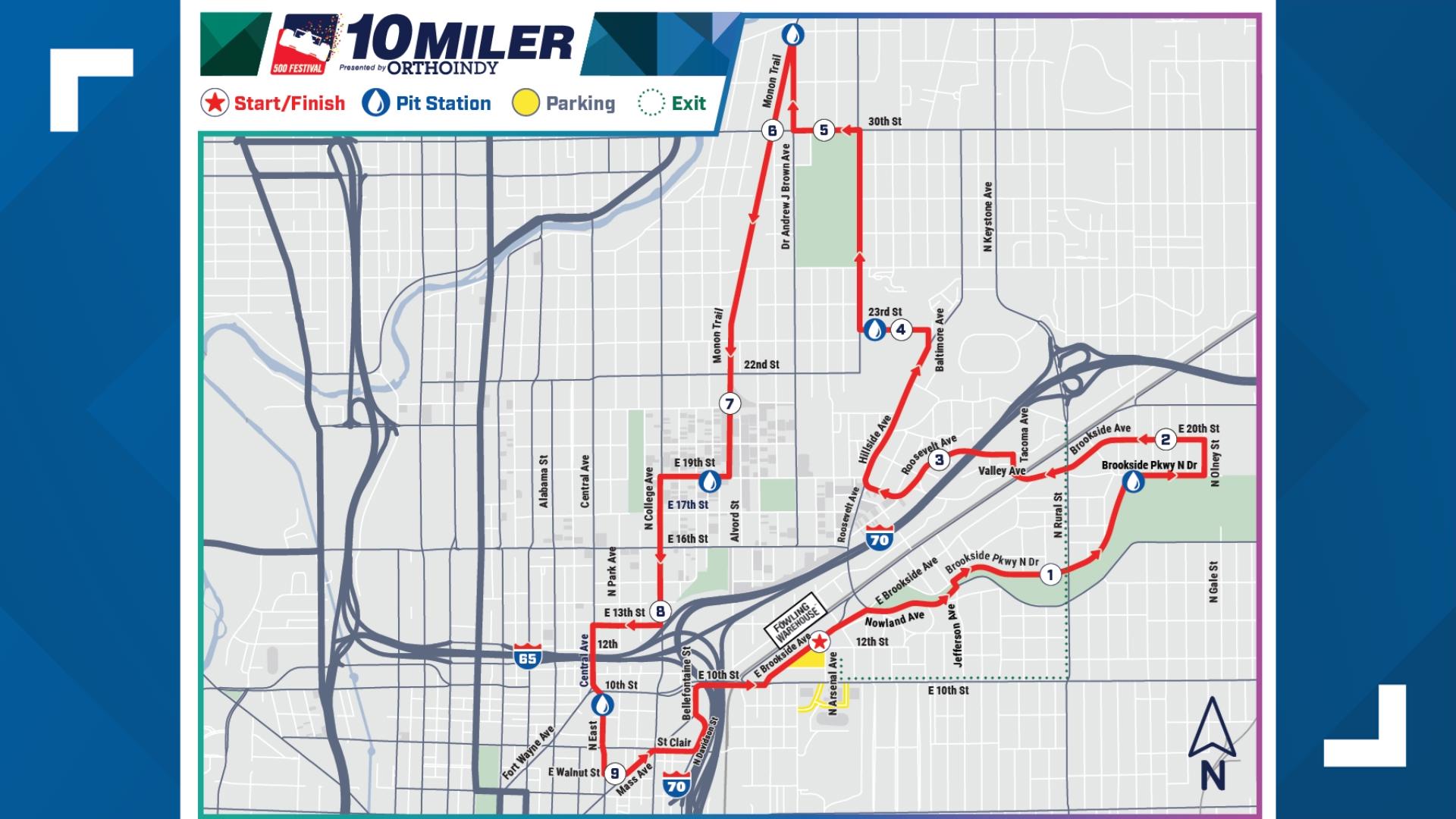 500 Festival hosts 10-Miler race ahead of Mini-Marathon | wthr.com
