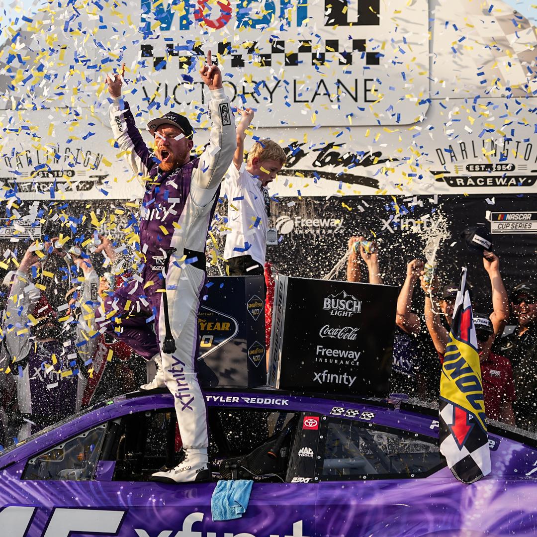 Tyler Reddick wins at Darlington in 4th NASCAR win this season for ...