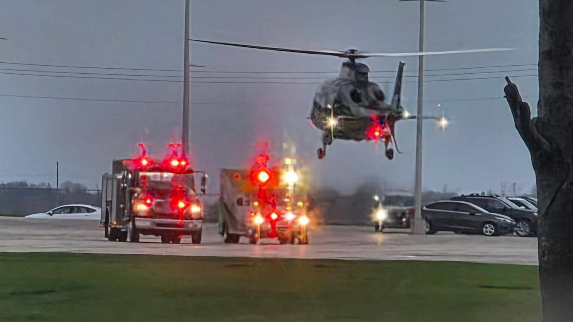 2 airlifted after car crash near Grissom Air Force Base | wthr.com