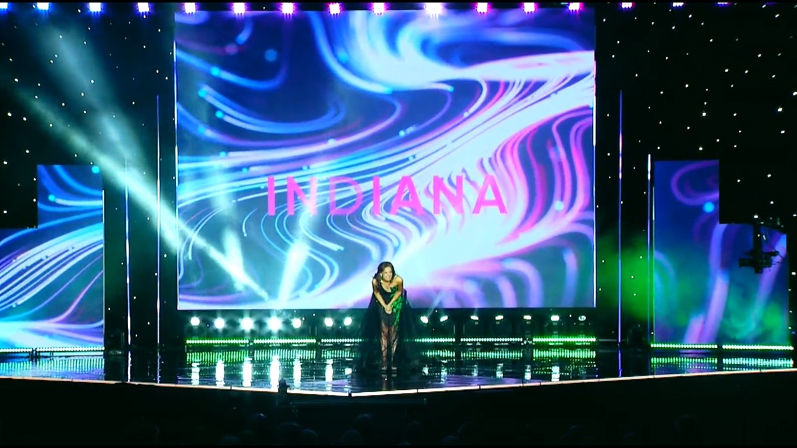 Miss Indiana wins talent award on 1st night of Miss America | wthr.com