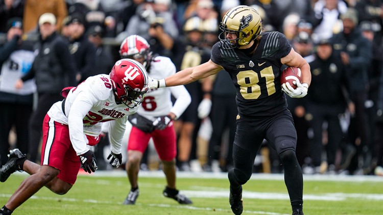 Purdue win third consecutive Old Oaken Bucket 35-31 over Indiana | wthr.com