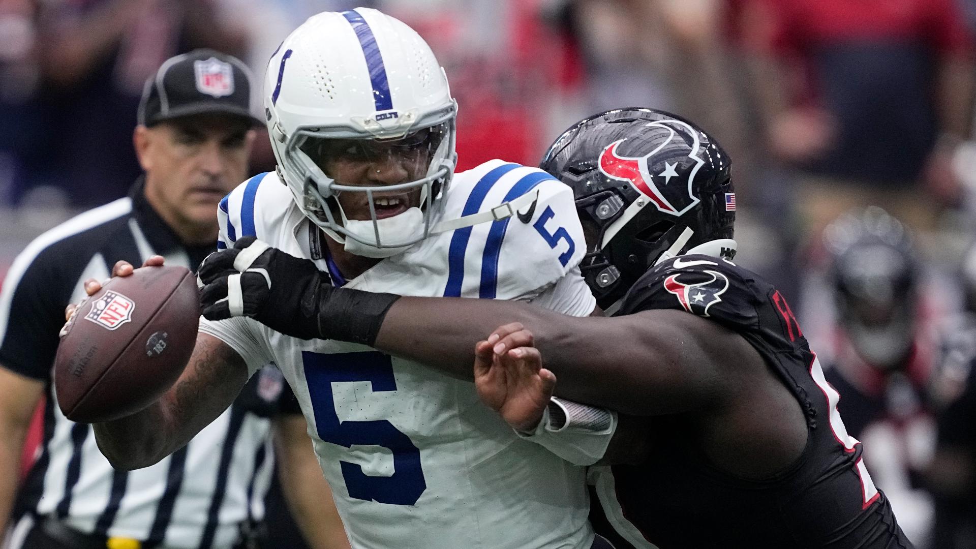 Anthony Richardson struggles again as Colts lose to Texans | wthr.com