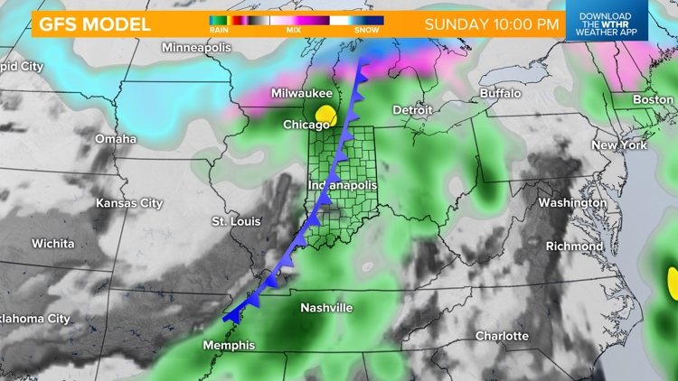 Early outlook for severe risk Sunday in central Indiana | wthr.com