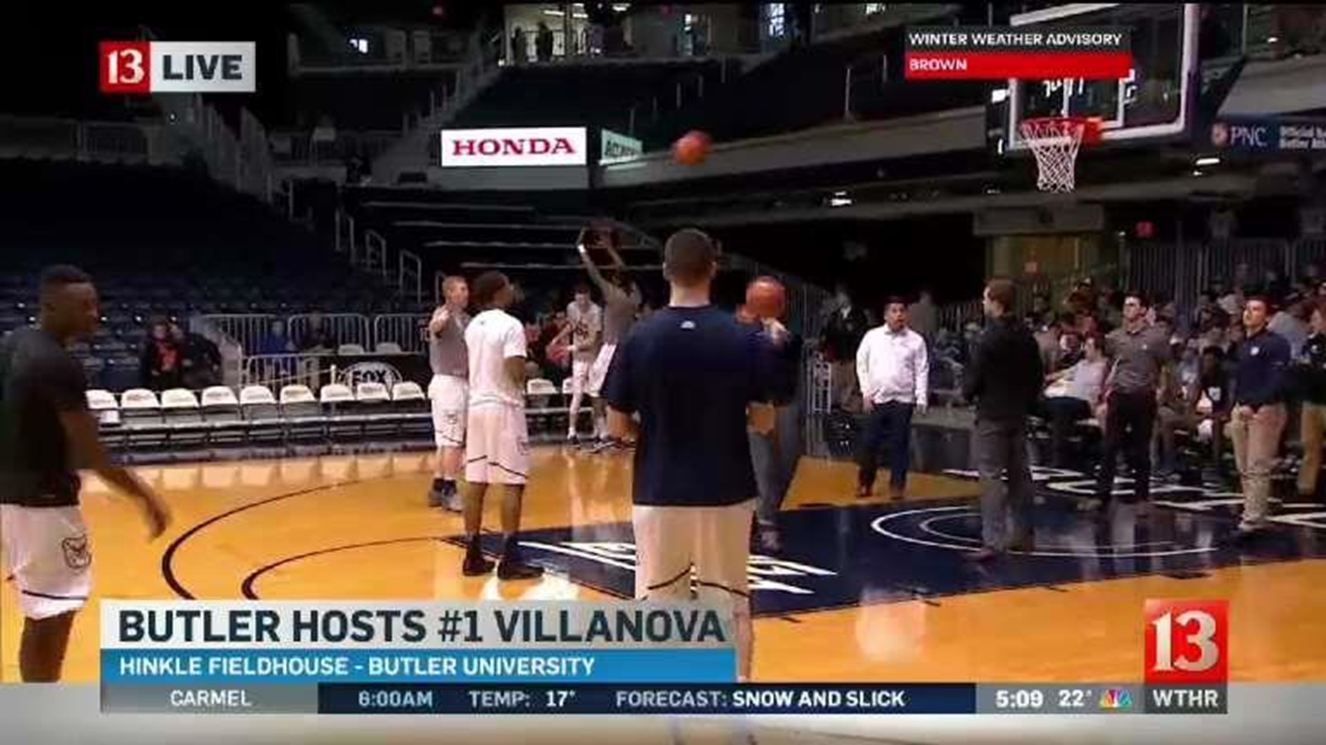 Butler stuns No. 1 Villanova 66-58 in historic Hinkle Fieldhouse win ...