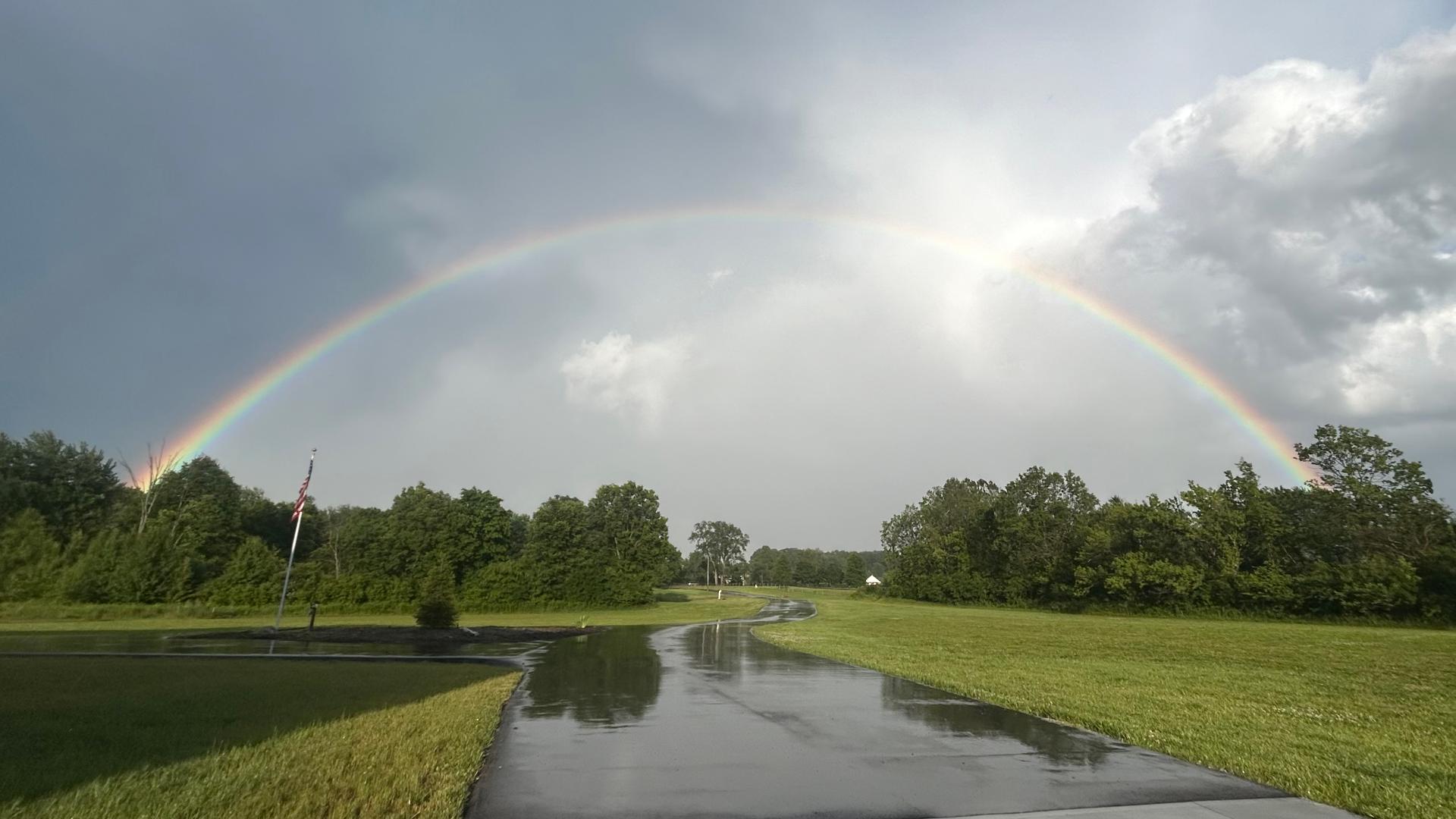 PHOTOS: Rainbows follow June 16 storms | wthr.com