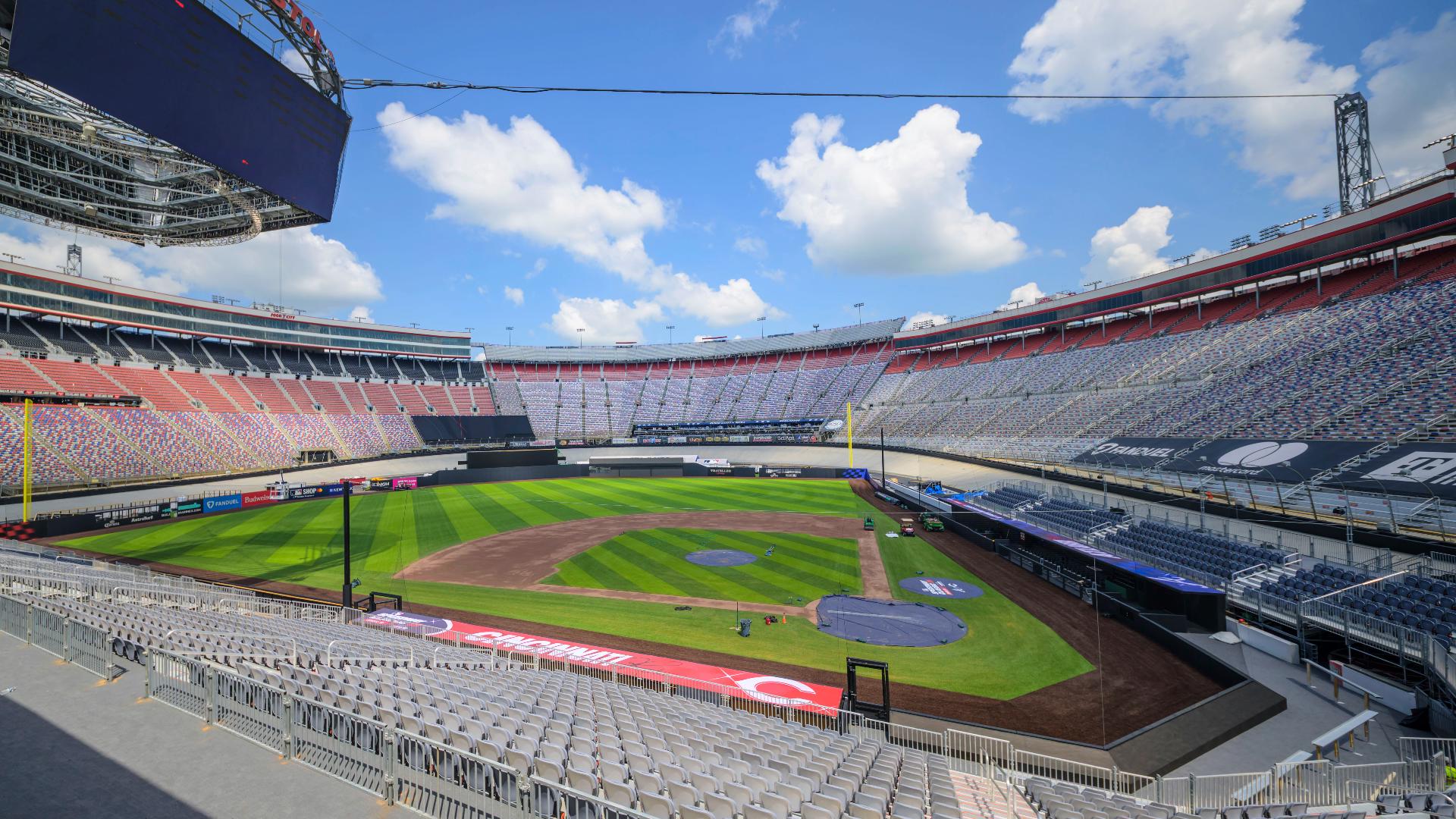 A baseball field in a racetrack? MLB's Speedway Classic at Bristol ...