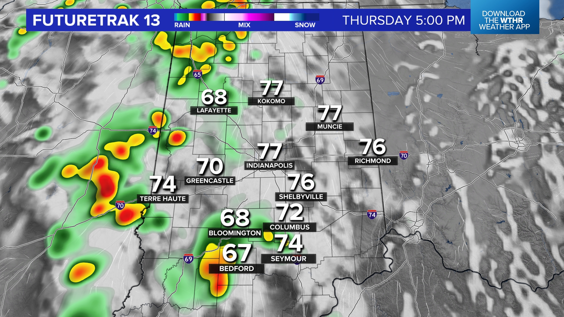 Live Doppler 13 Weather Blog: When is the rain moving out? | wthr.com