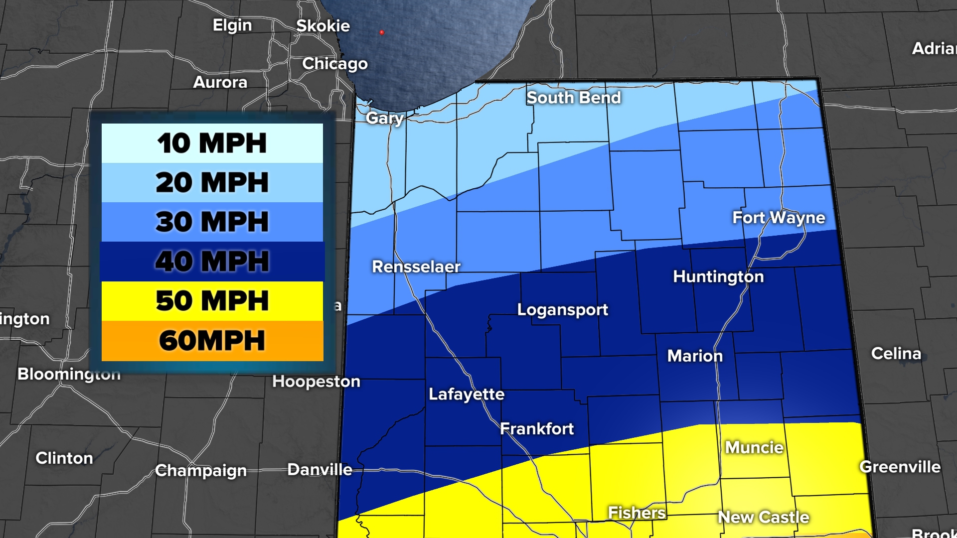 Wind threats upgraded as wind spike may form in Indiana | Helene | wthr.com