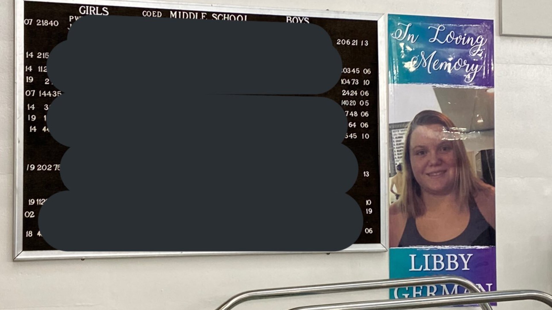 Libby German honored by Delphi swim team on Senior Night | wthr.com