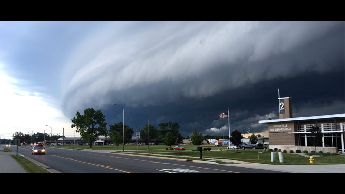 What were those scary looking clouds Wednesday evening? | wthr.com