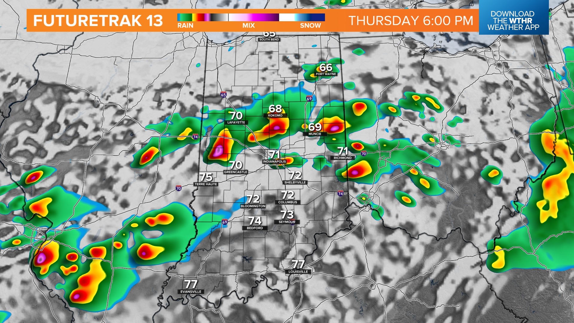 When will severe storms hit Indiana today? | wthr.com