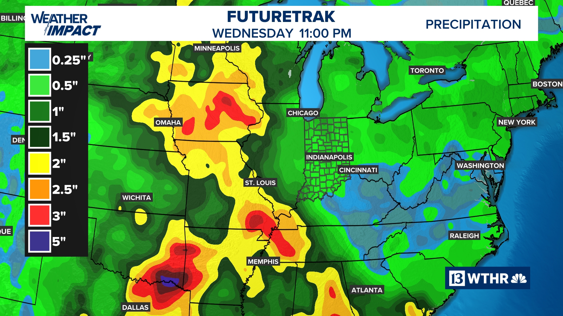 Pattern shift on the way, storm zone heading back to Indiana next ...