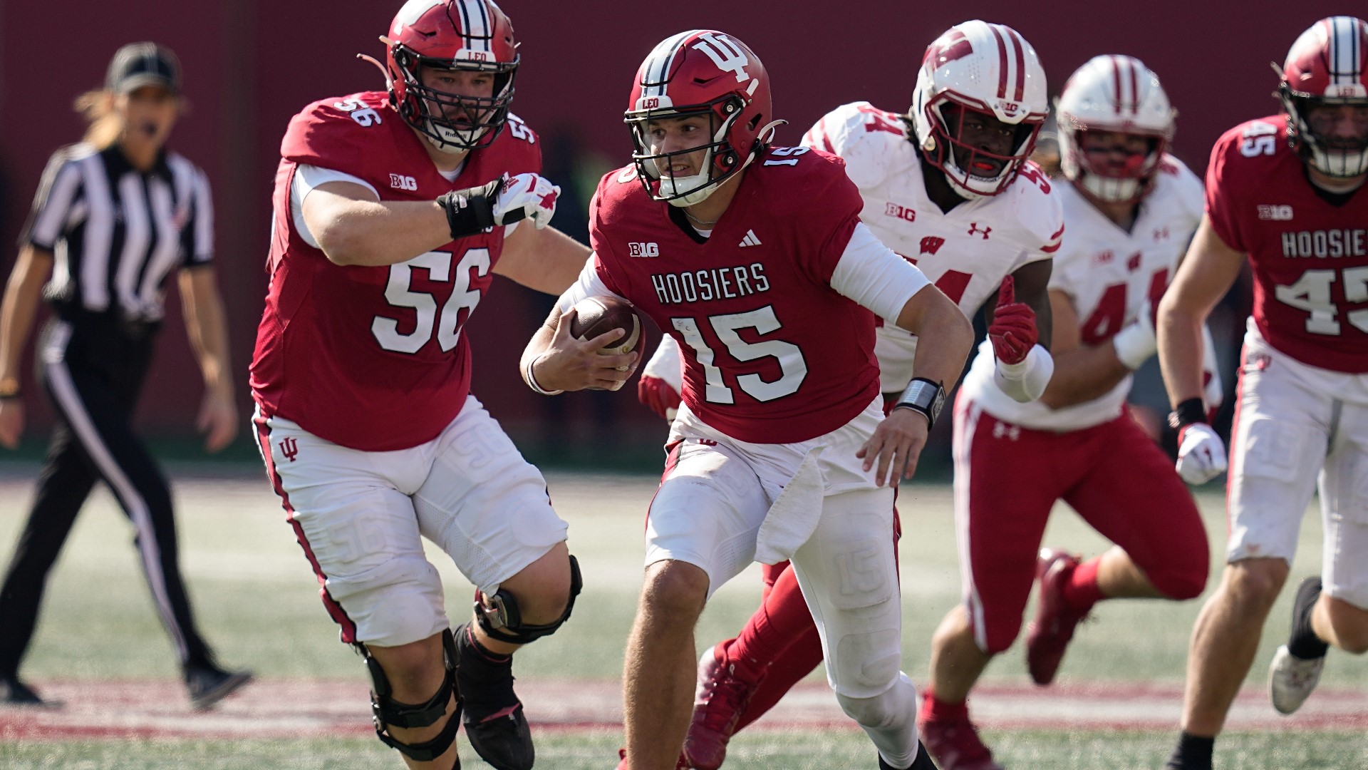 Indiana football beat Wisconsin Badgers 20-14 | wthr.com