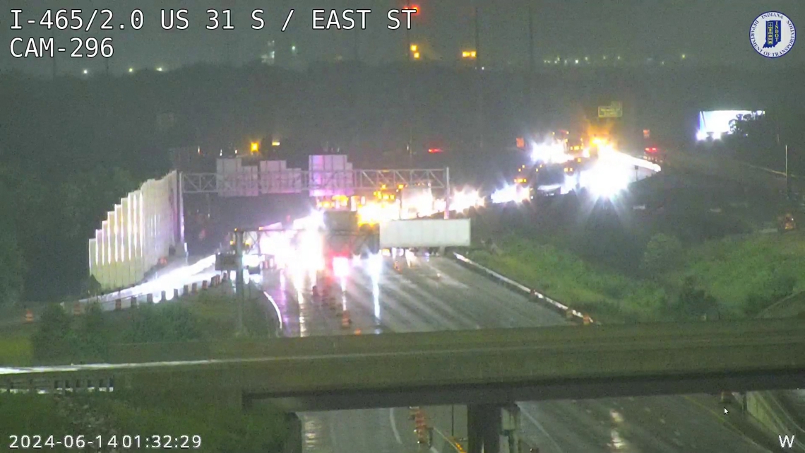I-465 fully reopens on Indy's south side after semi spills fuel | wthr.com