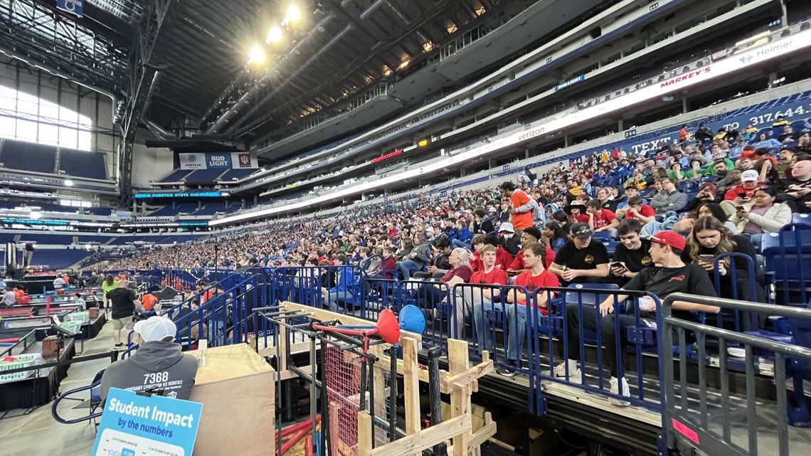 Over 300 teams competing in Indiana State Robotics Championship | wthr.com