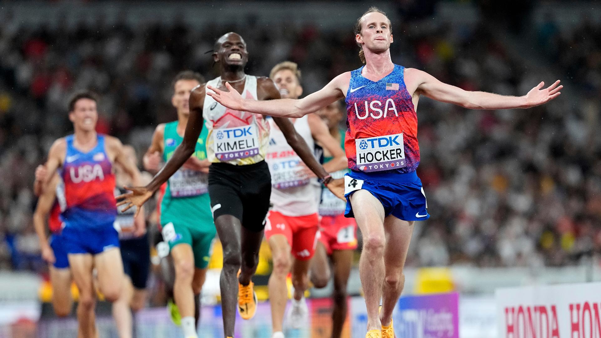 Cole Hocker, Lynna Irby-Jackson both win gold in Tokyo | wthr.com
