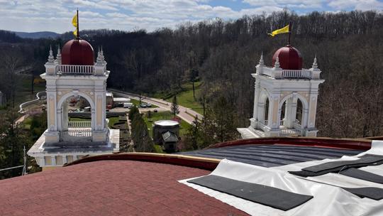 Repairing historic dome on West Baden Springs Hotel | wthr.com