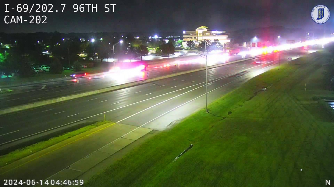 SB I-69 reopens near 96th St. after cable falls across interstate ...