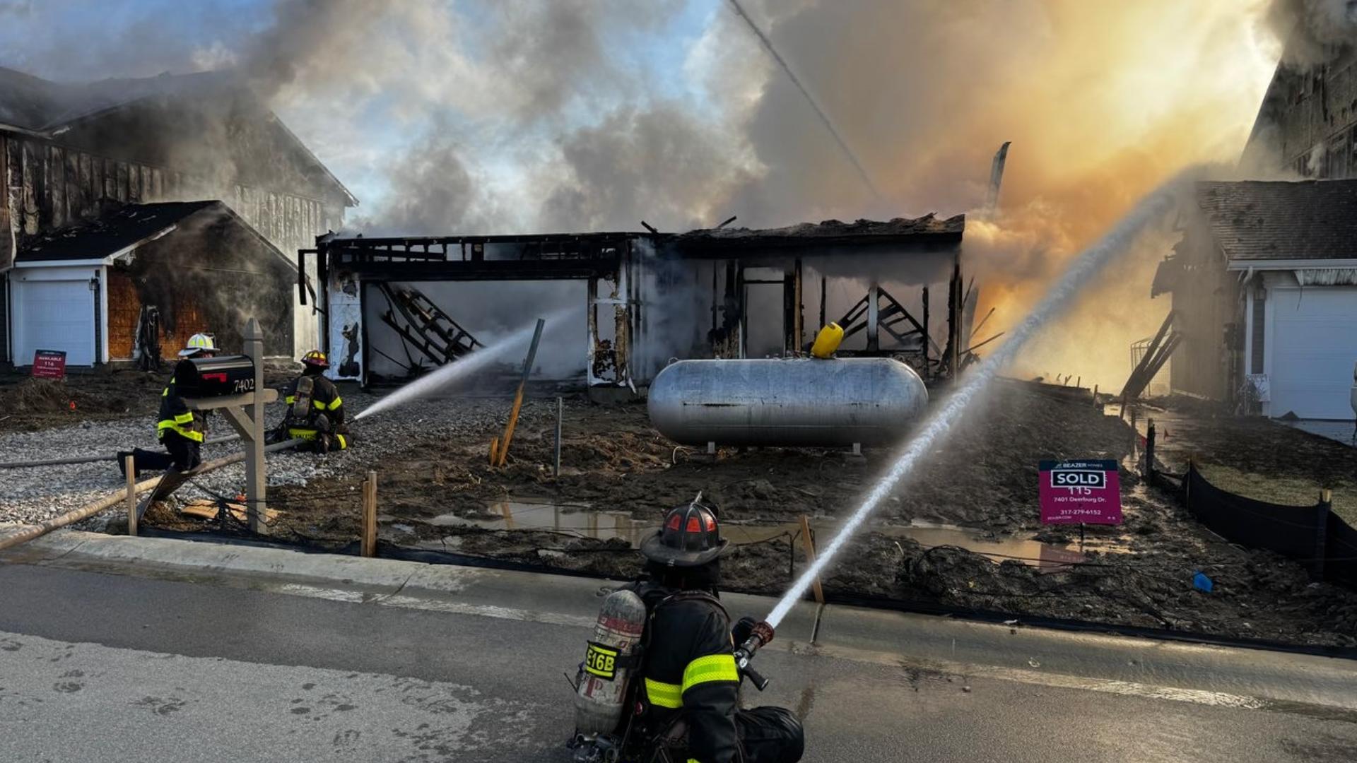 Fire destroys house under construction on Indy's southeast side ...