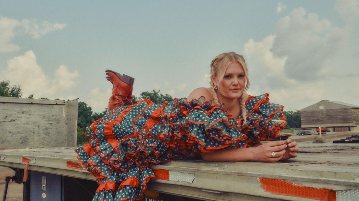 Hailey Whitters performing in downtown Indianapolis on 'Corn Queen ...