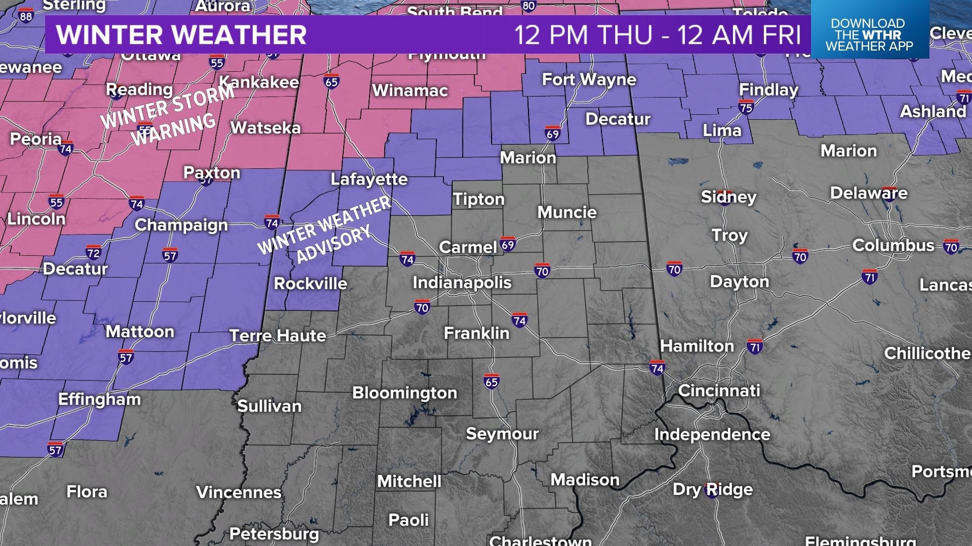 Flooding, storms and snow likely in parts of central Indiana | wthr.com
