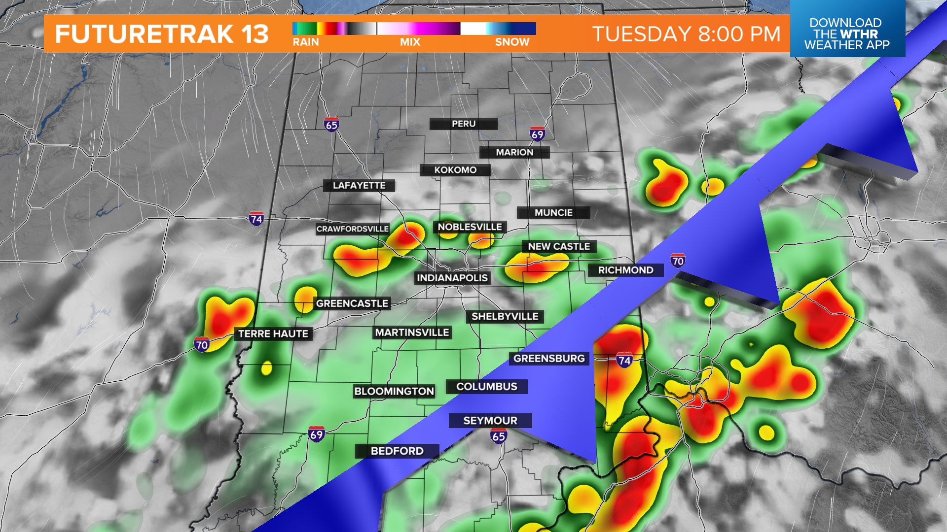 Weather Impact Alert: Most of Indiana under Level 2 threat for Tuesday ...