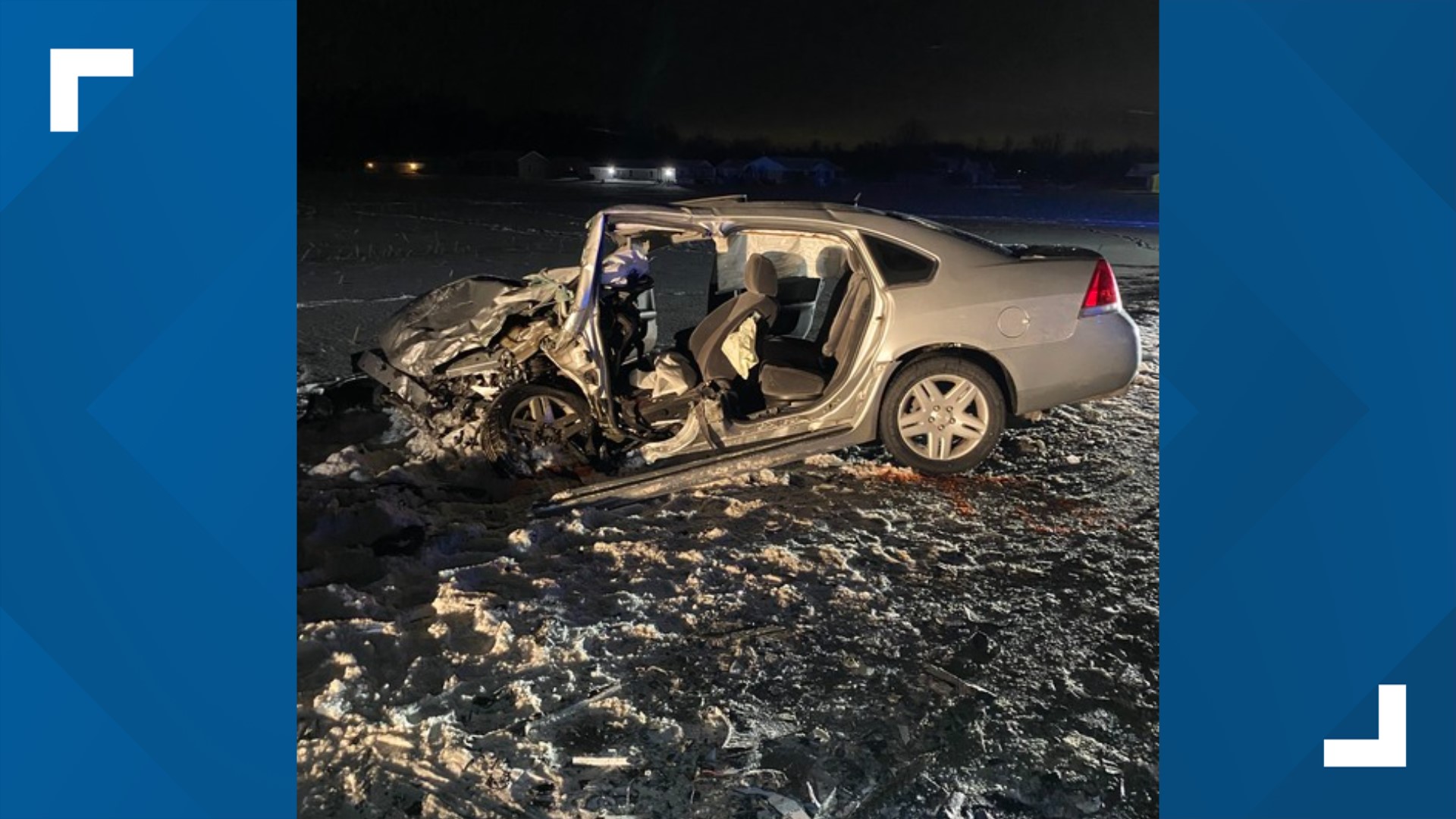 Driver crashes head-on into Elkhart County deputy | wthr.com