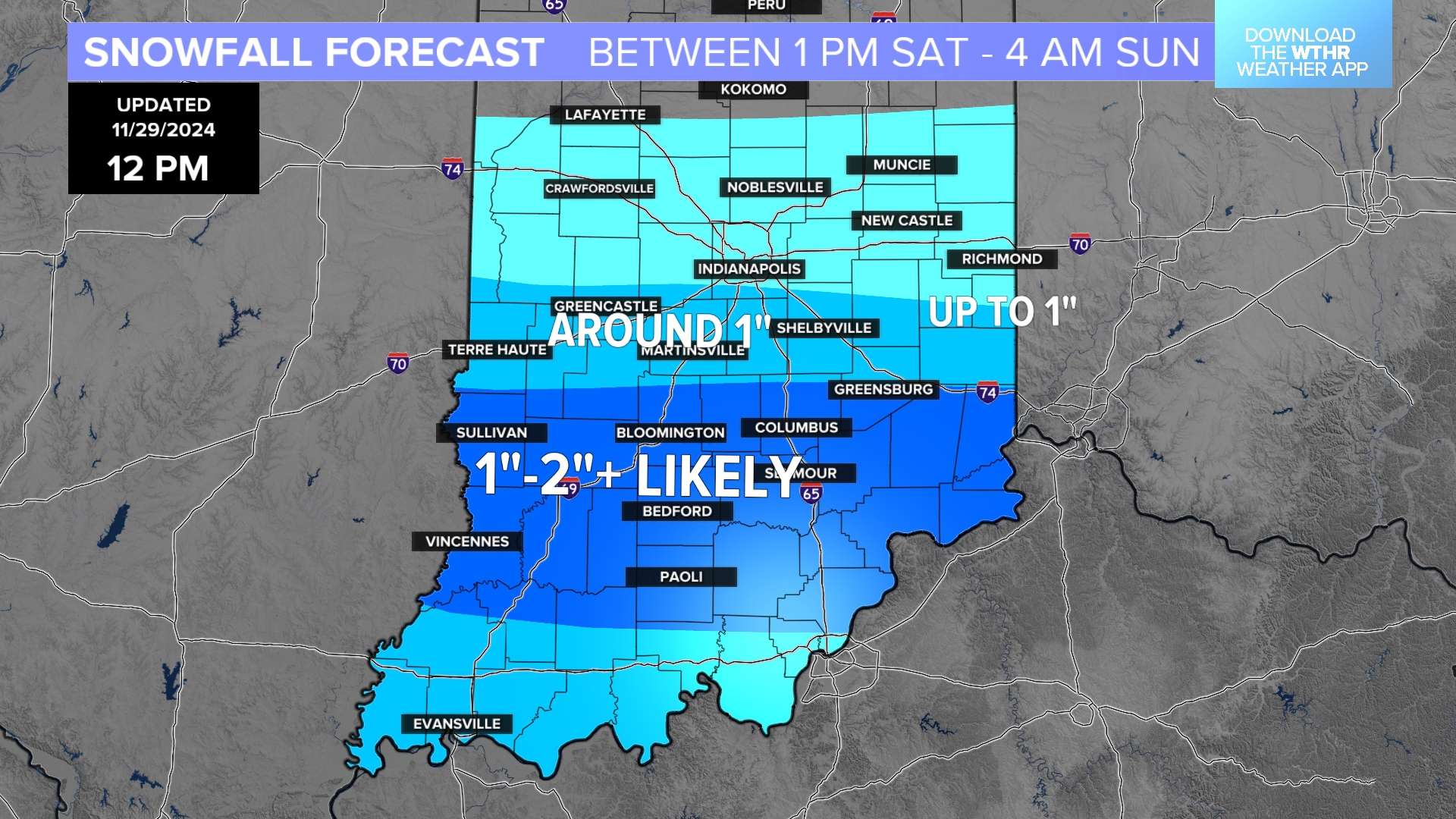 Frigid, sometimes snowy weekend in central Indiana | wthr.com