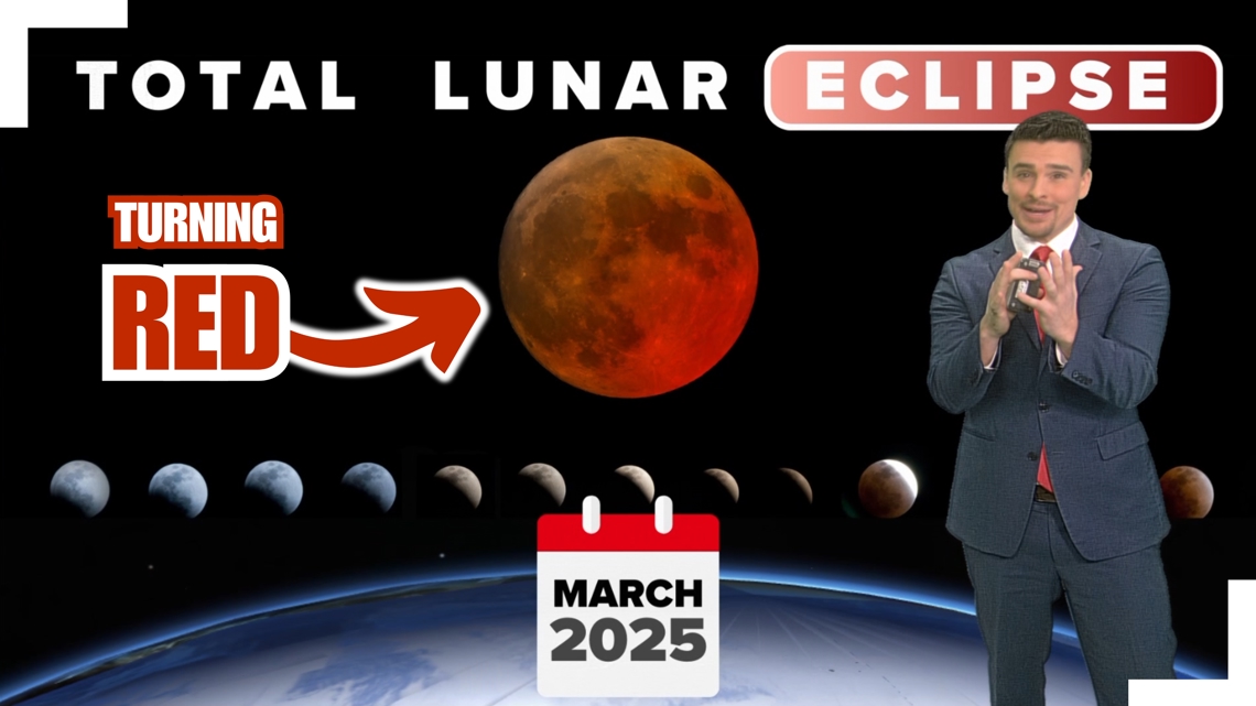 Total Lunar Eclipse coming tonight | Full moon turns blood red | wthr.com