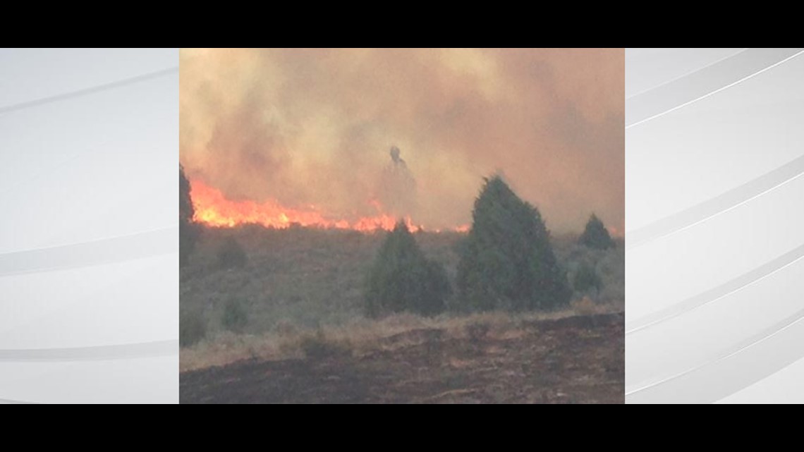 PHOTO: This "ghost" seems to be watching over a real-life firefighter ...