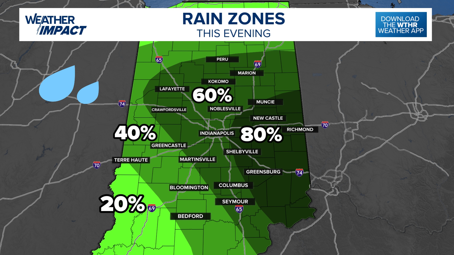 Tracking the rain zones across Indiana Friday | 13Weather Blog | wthr.com
